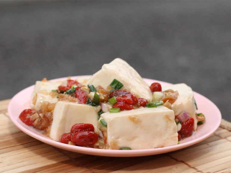 蒸豆腐 Steam Taufu With Oyster Sauce - Maxim 美心小食馆